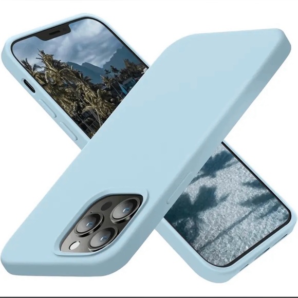 Accessories | Iphone 13 Pro Max Silicone Ultra Slim Shockproof Sky Blue ...
